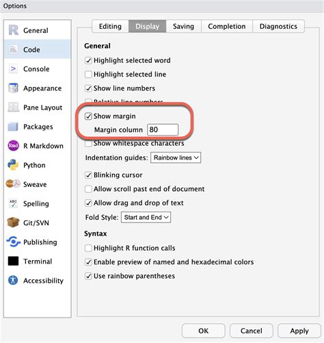 Vertical Line In Script Rstudio Ide Posit Community