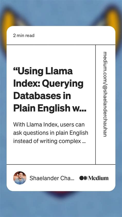 shaelander chauhan on linkedin repost using llama index querying