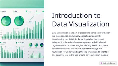Introduction To Data Visualization 1pptx