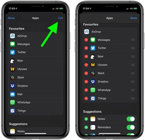 How To Customize The Apps In Your Ios Share Sheet Macrumors