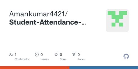 GitHub Amankumar Student Attendance Monitoring System