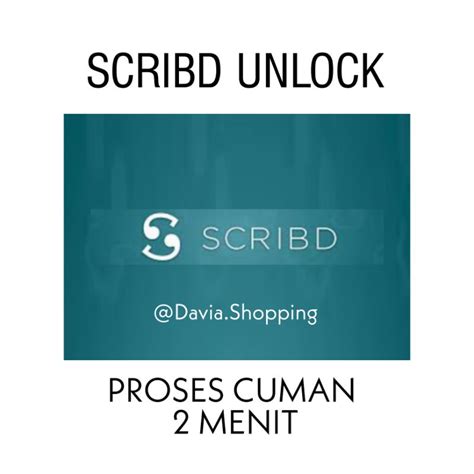 Jual Ready Software Unblur Scribd Unlock Scribd Shopee Indonesia