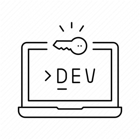 Development Computer Software Dev Occupation App Debug Icon