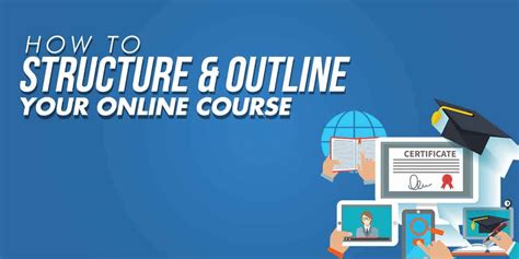 How To Structure And Outline Your Online Course Online Course How