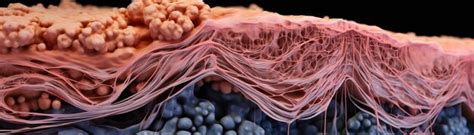 3d Rendering Of A Cross Section Of Multiple Layers Of Skin Tissue