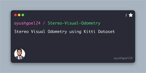 Github Ayushgoel Stereo Visual Odometry Stereo Visual Odometry Using Kitti Dataset