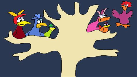 Quentin Tracy Rt 1966 Modern Disney Styled Birds In The Trees From The