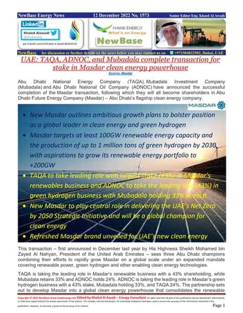 Newbase 12 December 2022 Energy News Issue 1573 By Khaled Al Awadi