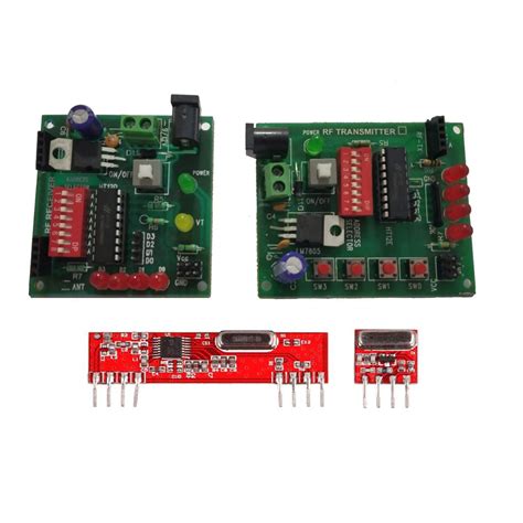 RF Encoder Decoder Board With Module Project Builders