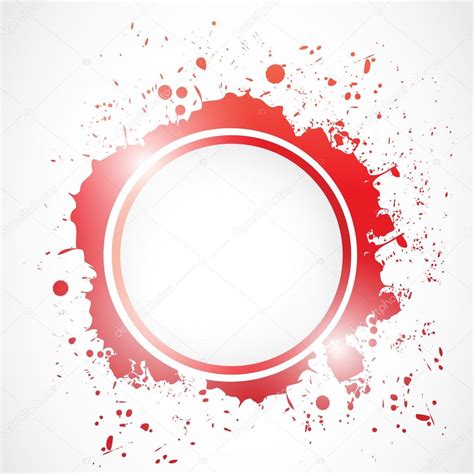 Illustration Splash Circle Grunge Splash Circle Illustration — Stock Vector © Burakowski