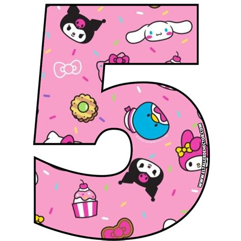 Numero 5 De Hello Kitty El Taller De Hector