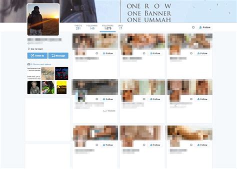 ISIS Twitter Accounts Hacked With Thousands Of Graphic Sexual Images Using Pornbots Daily