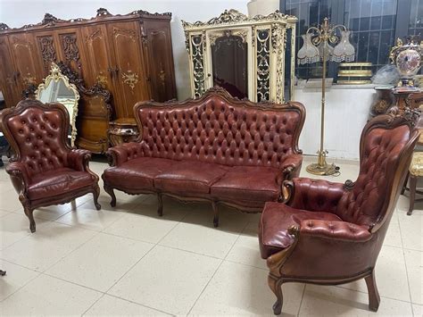 Италианска барокова холна гарнитура 032 с Костенец • Olx Bg