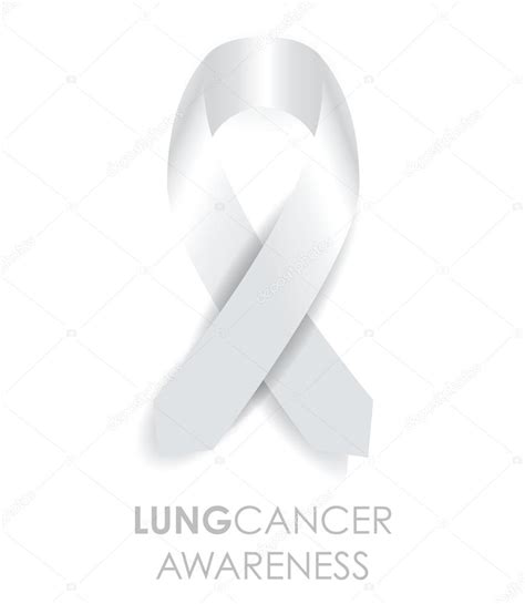 Lung Cancer Ribbon — Stock Vector © Jameschipper 55429357