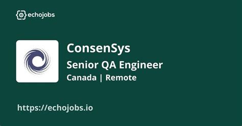 Consensys Is Hiring Senior Qa Engineer Metamask Usd 100k 201k Canada Remote Emea Latam Us