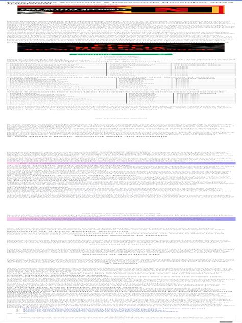 Free Netflix Accounts And Passwords November 2023 Updated Pdf