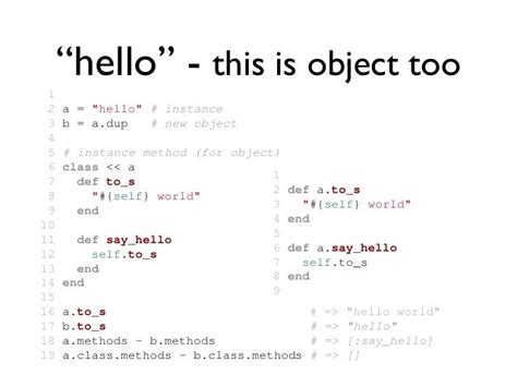 Ruby Oop Metaprogramming Blocks Iterators Mix Ins Duck Typing