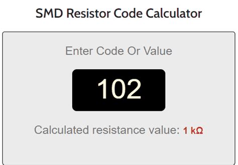 SMD Resistor Code Calculator || SMD Resistor Calculator