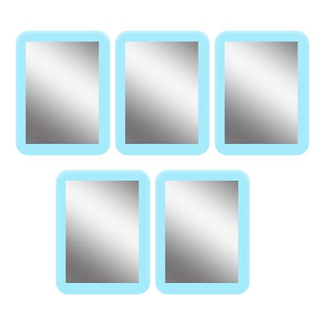 Washranp 5pcs Magnetic Locker Mirrorportable Clear View Small Mirrors