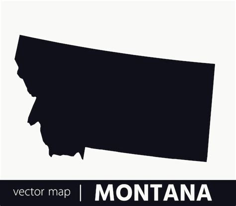 Map Montana Vectors And Illustrations For Free Download