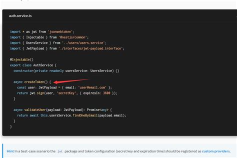 Typescript Authentication Failure While Using Nestjs Authentication Stack Overflow