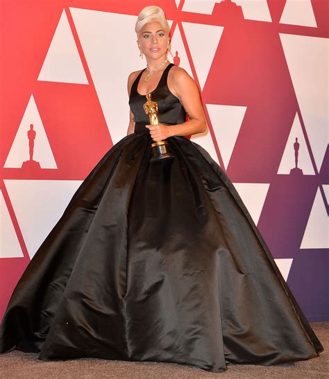Lady Gaga Oscars Red Carpet Celebmafia