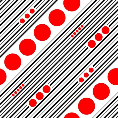 Seamless Diagonal Stripe And Circle Pattern Stock Vector Illustration Of Regular Mosaic 93918279