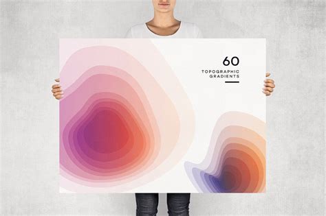Gradient Topography Collection Illustrator Design Tutorial Topography Abstract