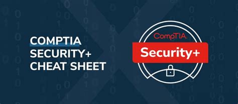 CompTIA Security Cheat Sheet Updated For Latest Exam