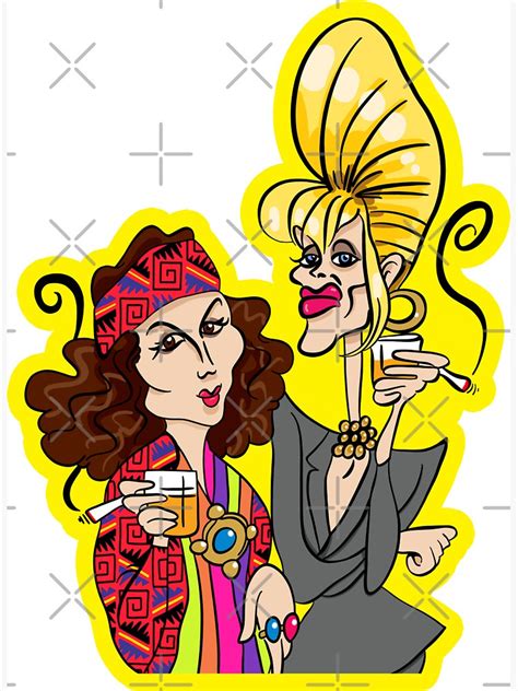 Ab Fab Magnet For Sale By Inkyicarus Redbubble