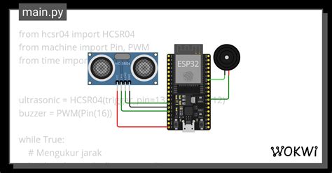 Suara Dan Jarak Wokwi Esp32 Stm32 Arduino Simulator