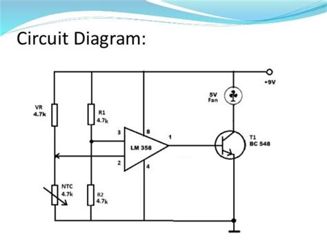 Temperature Controlled Fan Circuit Diagram