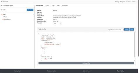 Run Locally Created OpenFOAM Case On Compute