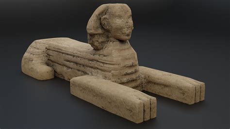 Sphinx 3d Model By Deezl