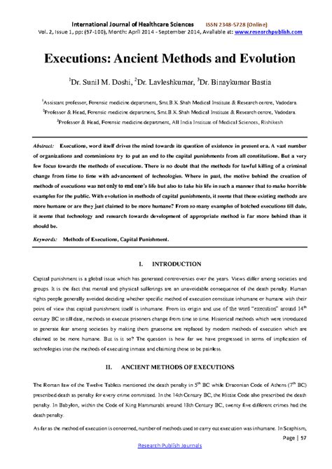 Executions 387 Vol 2 Issue 1 Pp 97 100 Month April 2014 September 2014 Available At