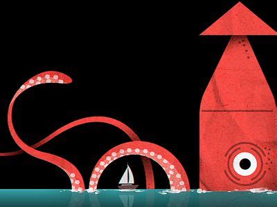 Colossal Squid Squid Art Illustrations Colossal Squid Squid