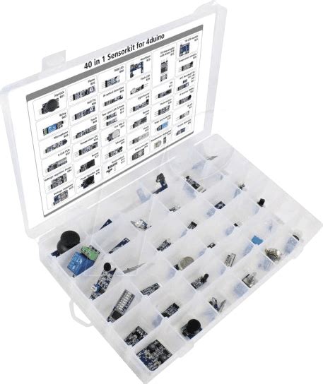 Ard Sensor Kit 2 Arduino 4duino Sensor Kit 40 In 1 Sensoren Und