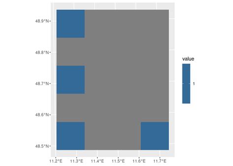 R Ggplot Of Raster Maps Horizontal Vertical Grid Cells Distortion Stack Overflow