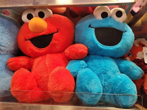 Authentic Elmo And Cookie Monster Hobbies And Toys Toys And Games On Carousell