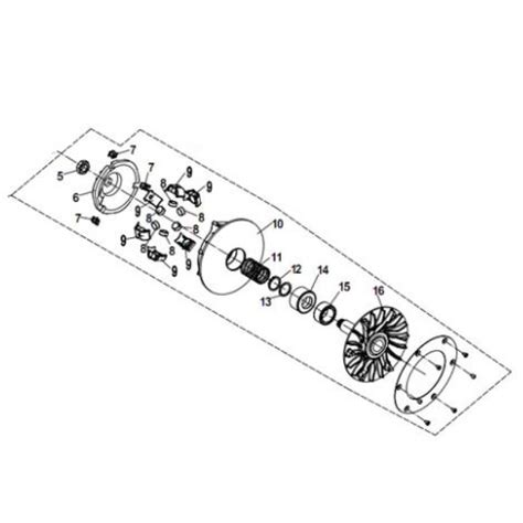 Cfmoto Z1000 Sport Variator Unit