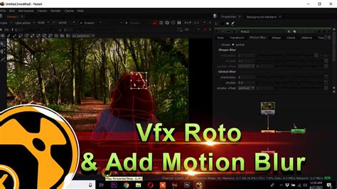 Nuke Vfx Roto And Add Motion Blur Hindi Nuke Tutorial Youtube
