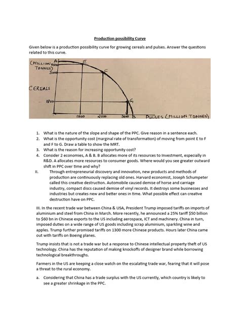 Numericals Ppc Curve Pdf