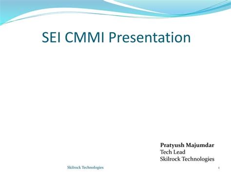Sei Cmmi Presentation Ppt