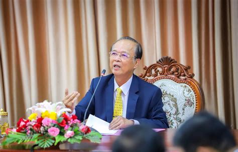 ឯកឧត្តមរដ្ឋមន្ត្រី ត្រាំ អុីវតឹក អញ្ជើញជាអធិបតីក្នុងកិច្ចប្រជុំអន្តរក្រសួងបន្ត