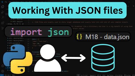 Python Basics Series Module 18 Working With Json Files Youtube