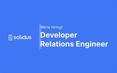 Solidus Is Hiring A Dev Rel Engineer Solidus