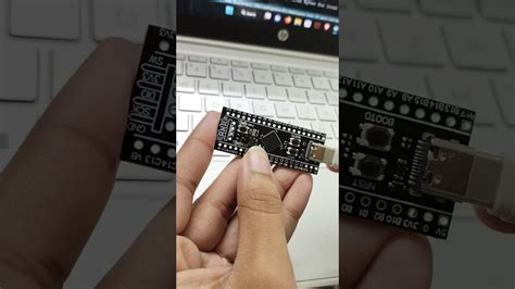 Blinking Of An Led Using Stm32 Black Pill Board Youtube