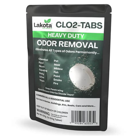 Buy Heaby Duty Odor Removal Chlorine Dioxide Tablet 100g Lakota