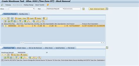 badi for warehouse task t code o scwm mon sap community