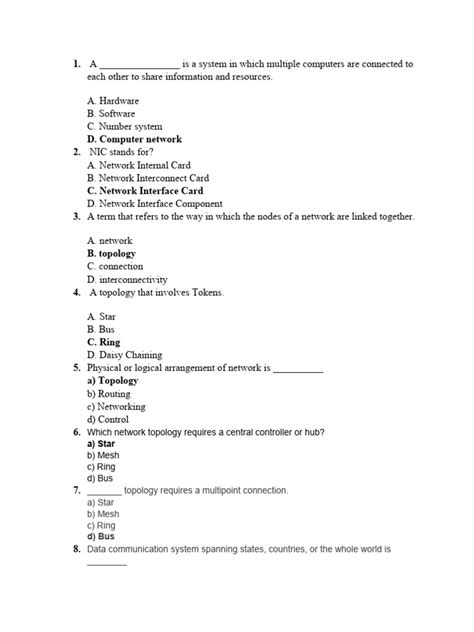 Data Communication And Networking Pdf Computer Network Network Topology
